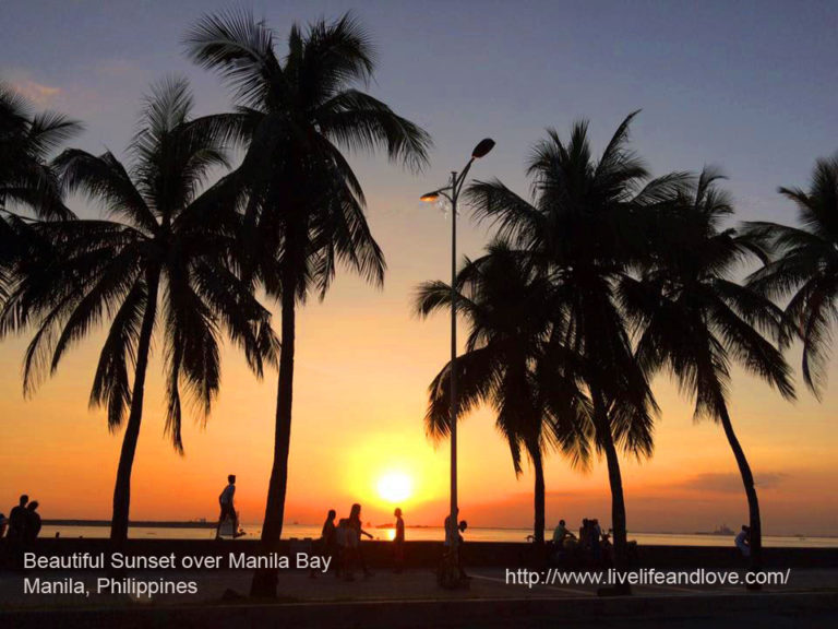 Beautiful Sunset over Manila Bay | Live Life and Love